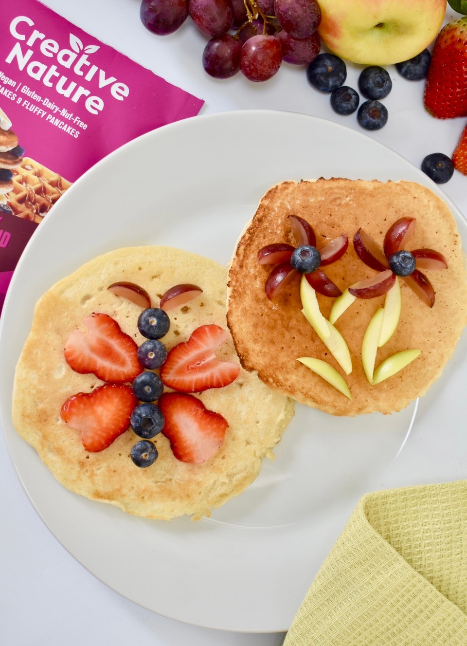 Fruit Art Pancakes - Creative Nature Superfoods
