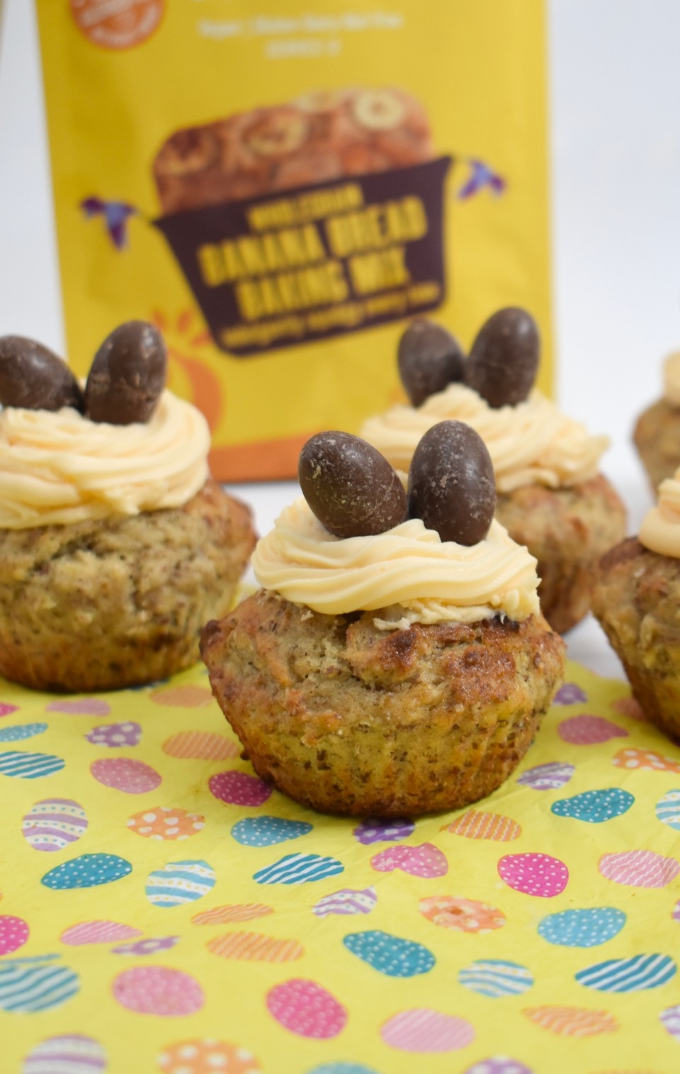 Easter Banana Cupcakes - Creative Nature Superfoods