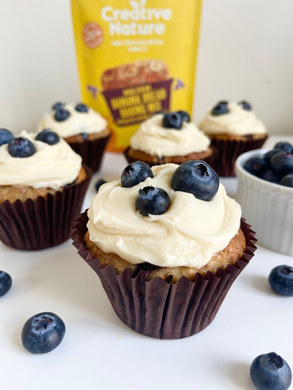 Blueberry and Banana Muffins - Creative Nature Superfoods