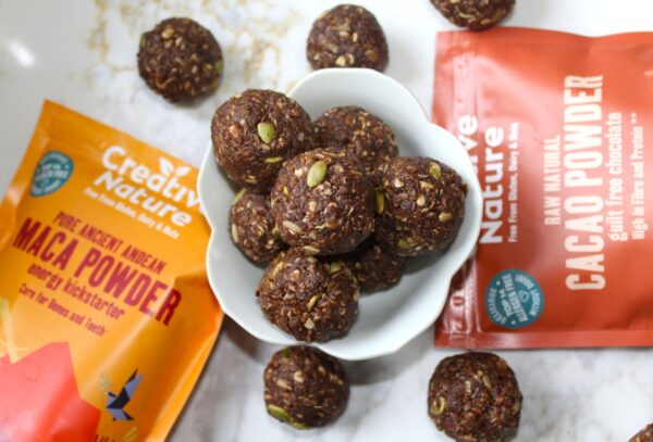 Maca & Cacao Superfood Energy Balls - Creative Nature Superfoods